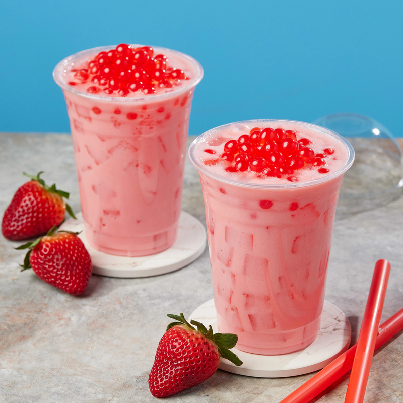 Strawberry boba store
