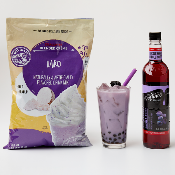 Dragonfly Taro Boba Tea