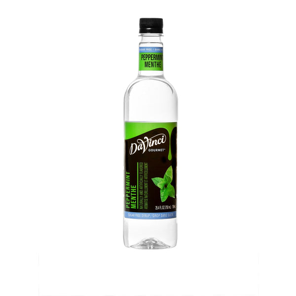 DaVinci Gourmet Sugar-Free Peppermint Syrup - 4 x 750 ml Plastic