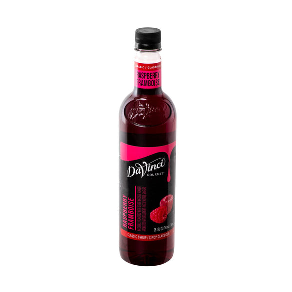 DaVinci Gourmet Classic Raspberry Syrup - 4 x 750 ml Plastic